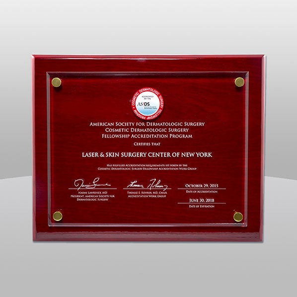 Rosewood Raised Acrylic Plaque 8" x 10" | The Finer Line, Inc.