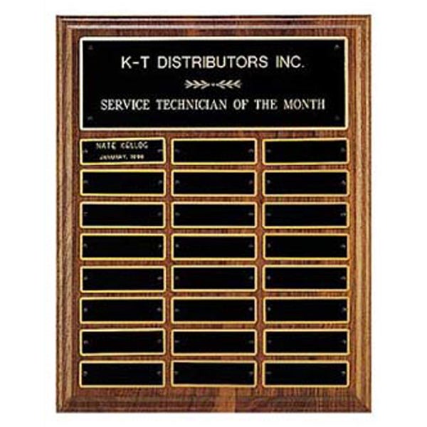 12 Plate Square Walnut | The Finer Line, Inc.